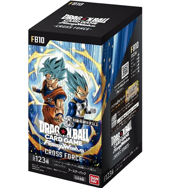 【Dragon Ball TCG Fusion World】CROSS FORCE (FB-10) Japanese Booster Box ...